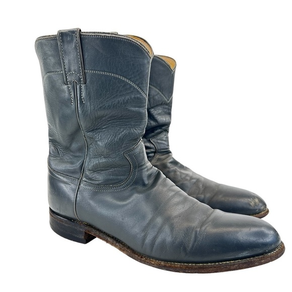 Justin Boots | Shoes | Justin Boots Gray Roper Western Boots | Poshmark
